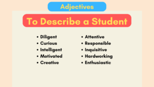 200+ Creative Adjectives to Describe a Student - Adjective Attic