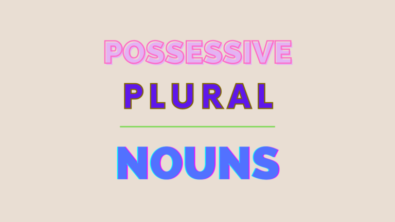 Plural Possessive Nouns: Definition, Examples, & Use - Adjective Attic